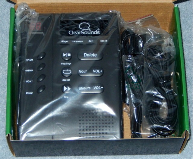 ClearSounds ANS3000 Digital Amplified Answering Machine With Slow ...