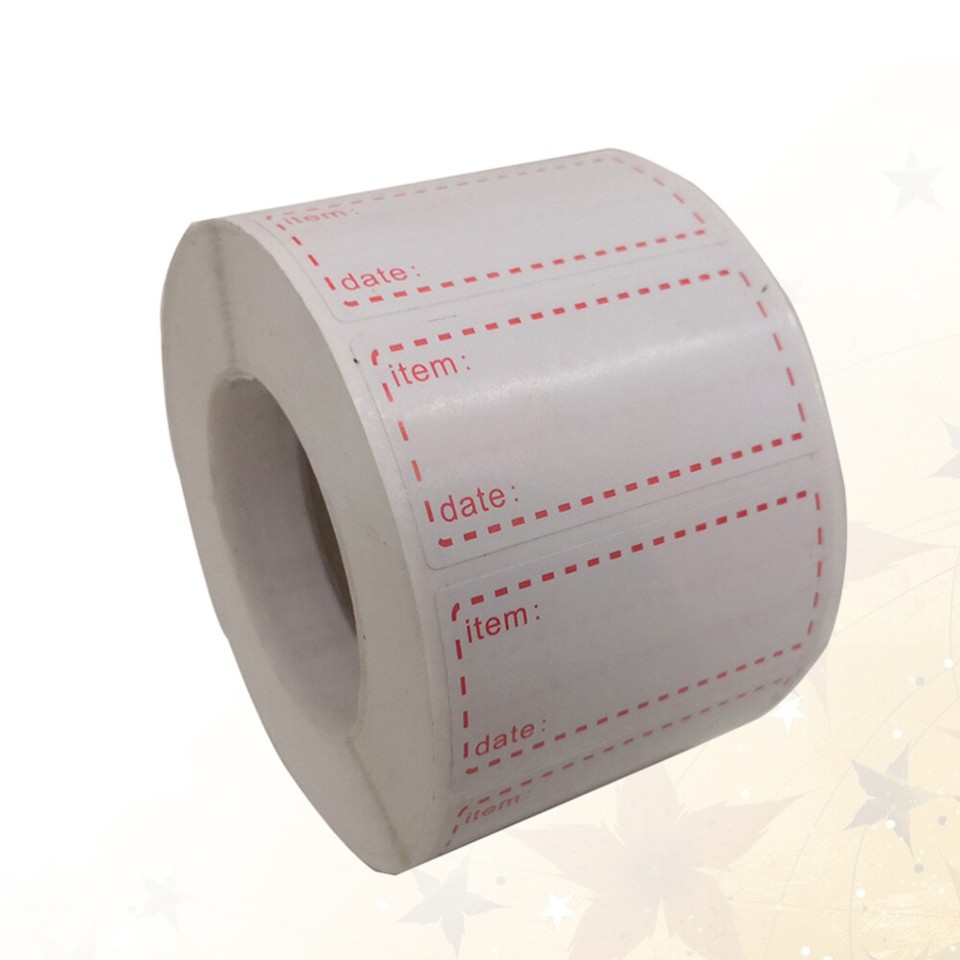 2 Rolls Writable Stickers Food Storage Date Label Record Life Labels ...