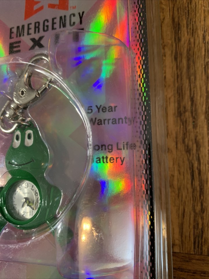 Emergency Exit Frog LCD Clip=On/Keychain Watch-Brand New-SHIPS N 24 ...