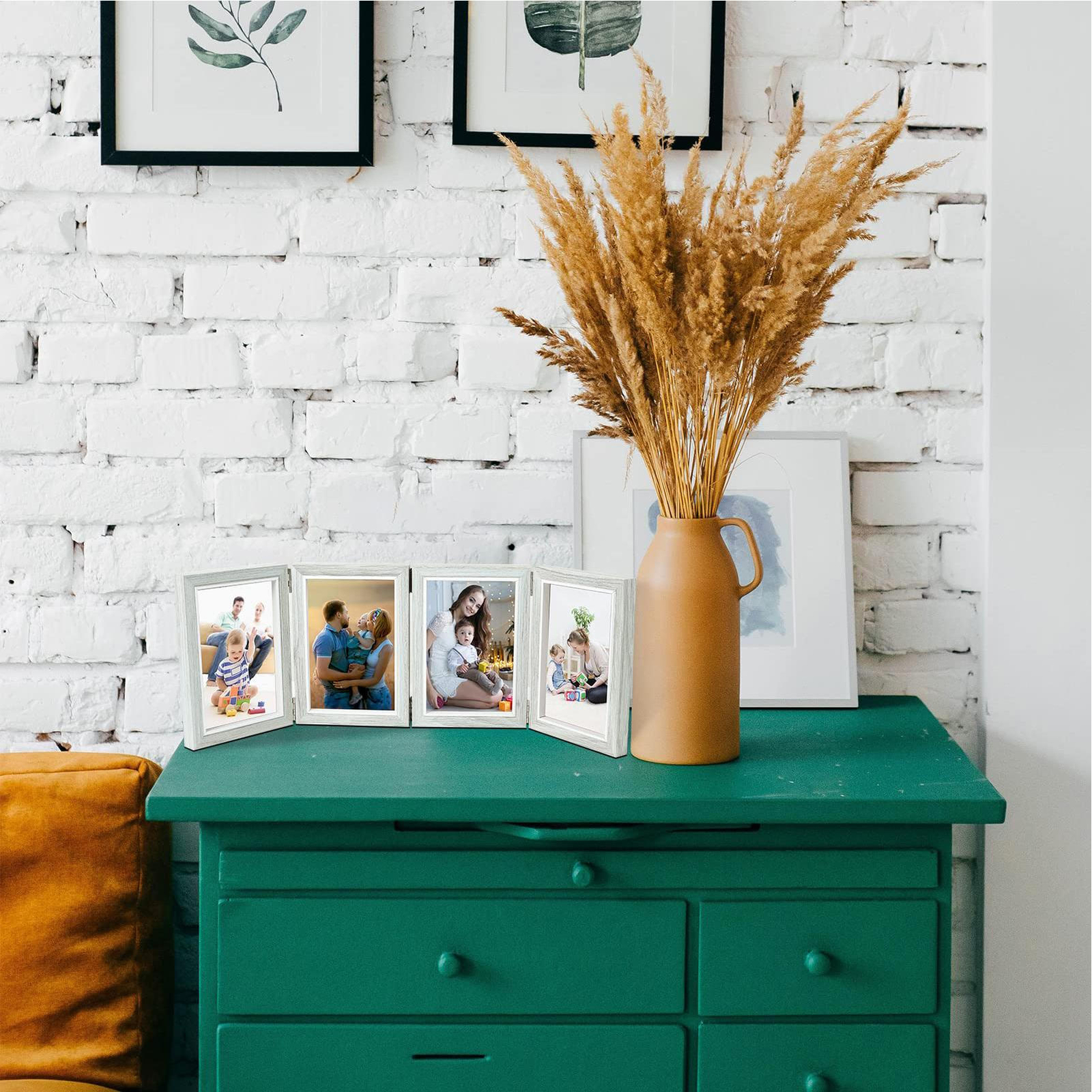 Foldable Picture Frame Desk Picture Frame 6 In 7 In 8 InWooden Hinged ...