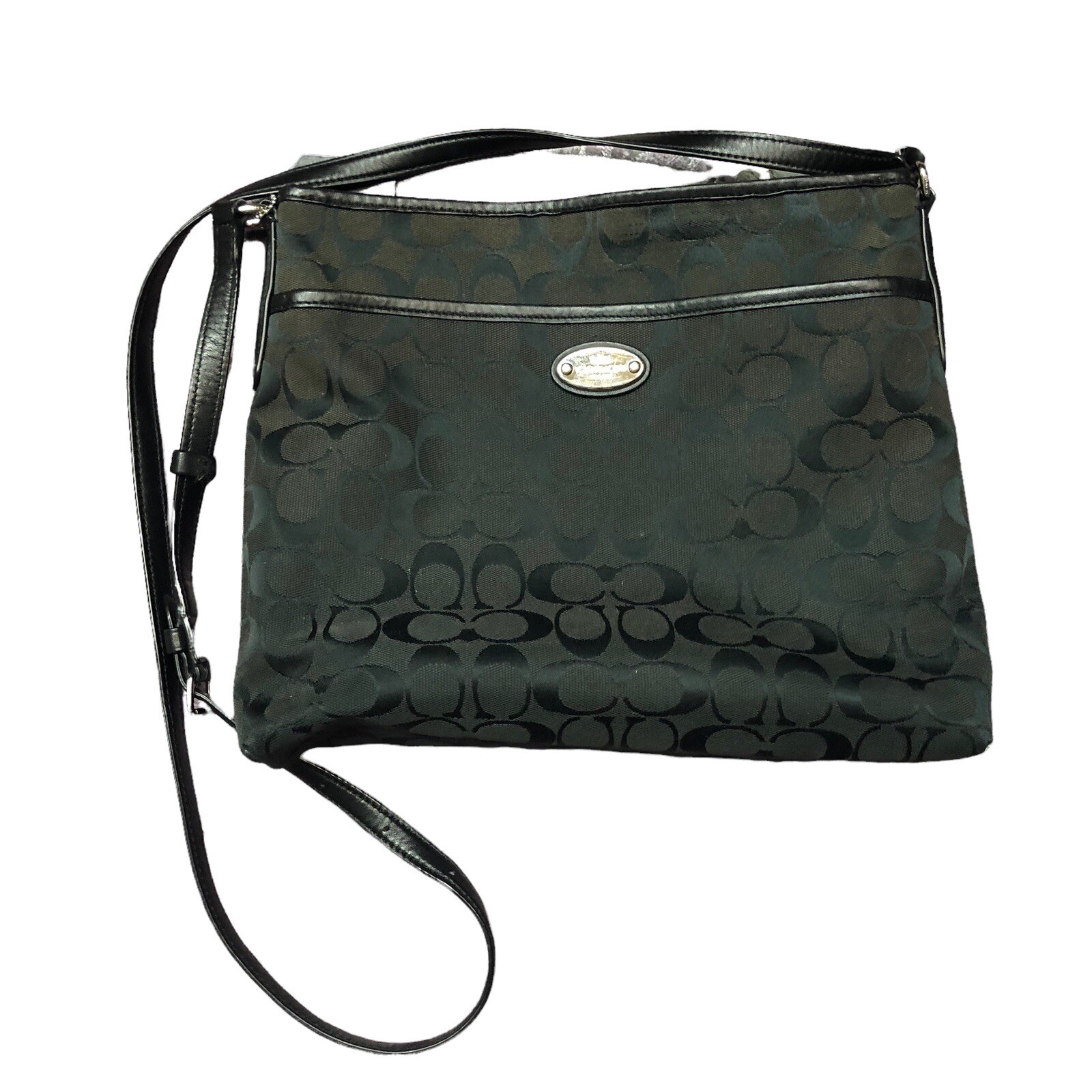 Coach Monogram Logo Crossbody Purse Shoulder Bag Pre … - Gem