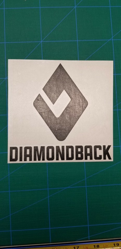 Custom Made Diamondback Bikes Logo Decal. Die Cut Vinyl. Release Catch ...