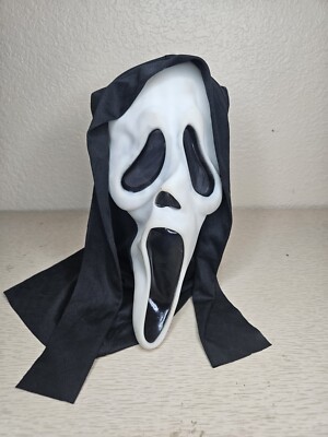 Vintage Scream Ghost Face Mask S9206 Easter Unlimited Fun World Glow In ...