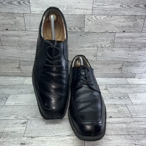 Florsheim Billings Split Moc Toe Black Leather Oxford Dress Shoes Men ...