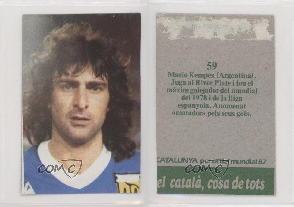 1982 Diari Avui Catalunya Porta del Mundial Mario Kempes #59 0a4f | eBay