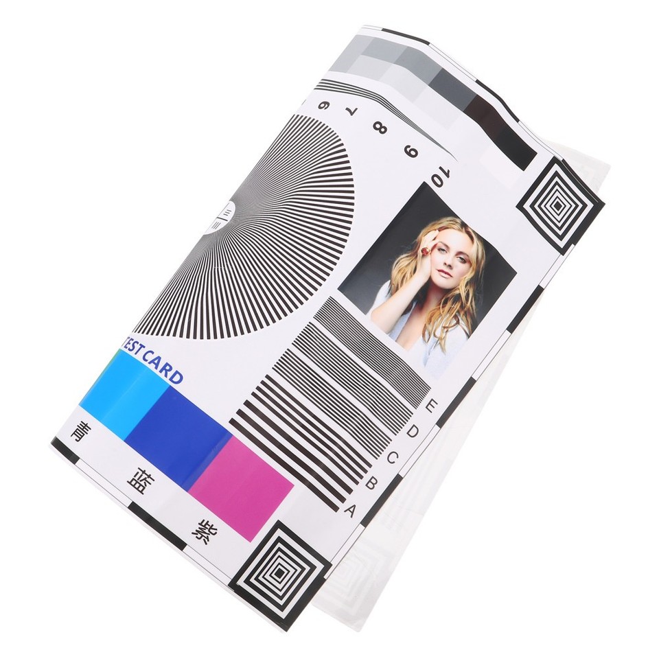 CCTV Focus Test Chart: Lens Alignment Target - Large Wall-Mounted ...