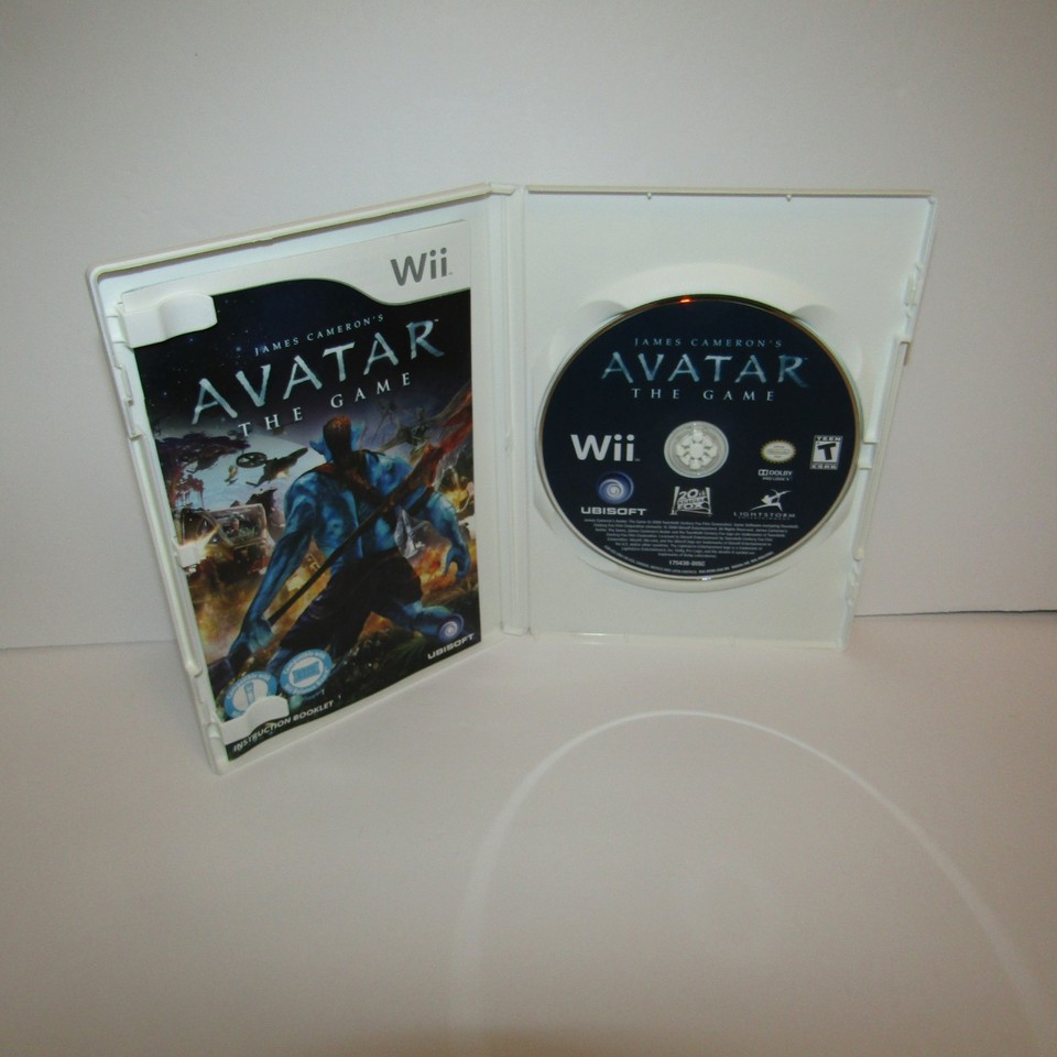Avatar The Game Nintendo Wii James Cameron Video Game with Manual ...