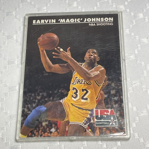 Vintage 1992 Earvin "Magic" Johnson Skybox USA Basketball Sports ...