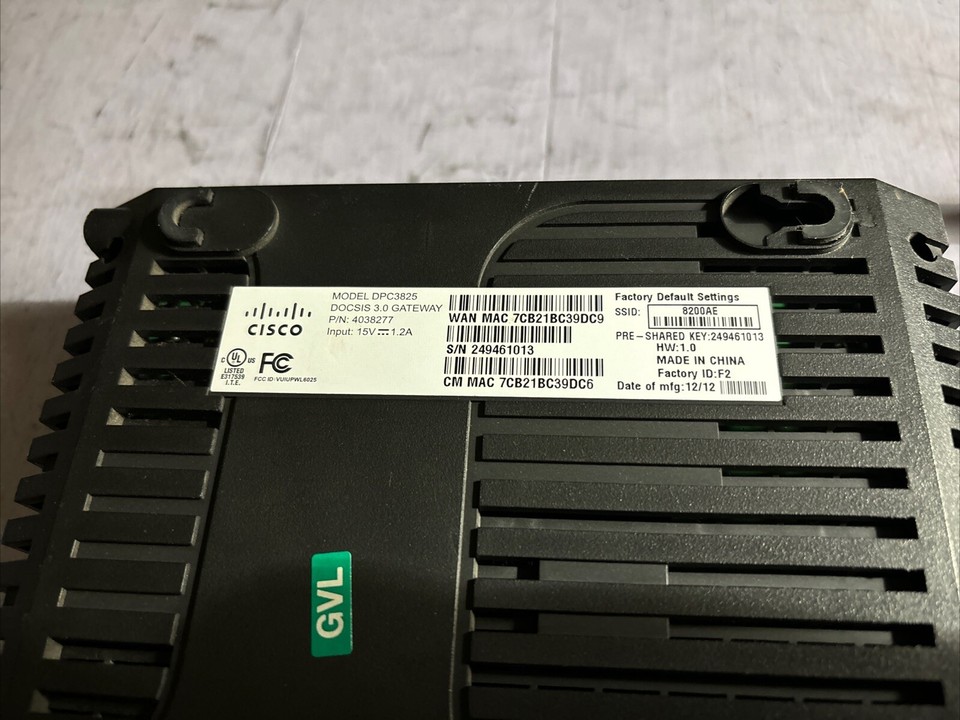 Cisco DPC3825 4 Port DOCSIS 3.0 Gateway And D-Link DIR-816L Wireless ...