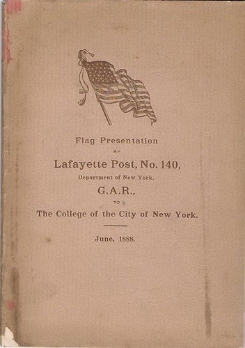 Flag Presentation By Lafayette Post, No. 140 N.Y. G.A.R, Gen Alex Webb ...