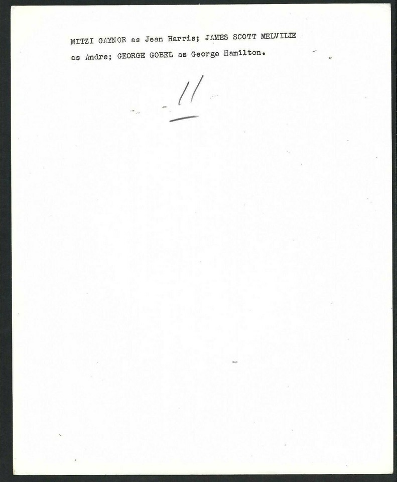 MITZI GAYNOR + JEAN HARRIS VINTAGE ORIGINAL STUNNING PHOTO | eBay