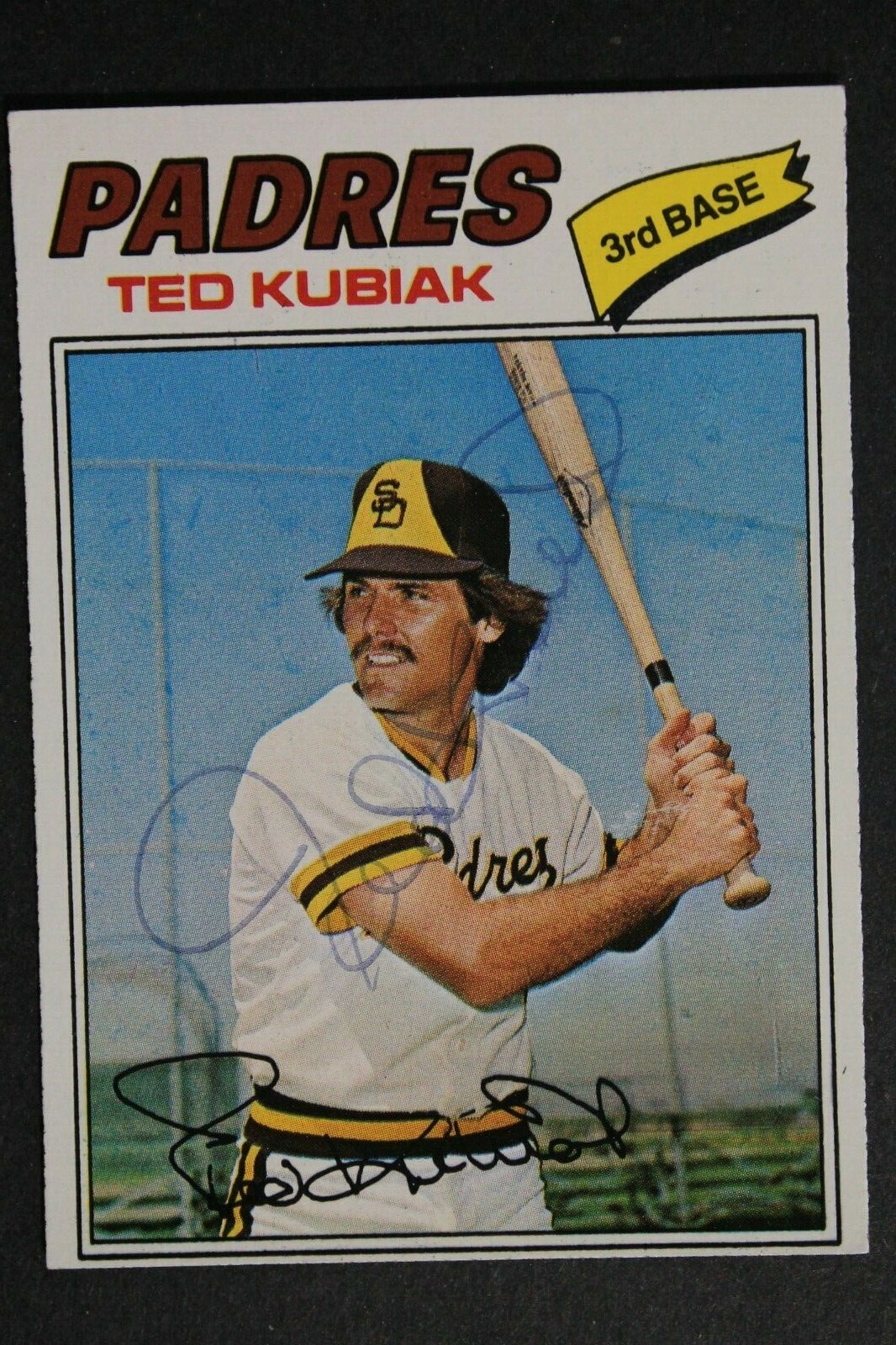 Ted Kubiak San Diego Padres Autographed 1977 Topps #158 Signed Card | eBay