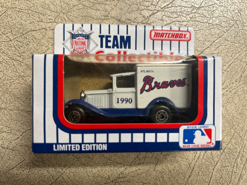 1990 Atlanta Braves Matchbox Diecast Truck White Rose MLB-90-15 | eBay
