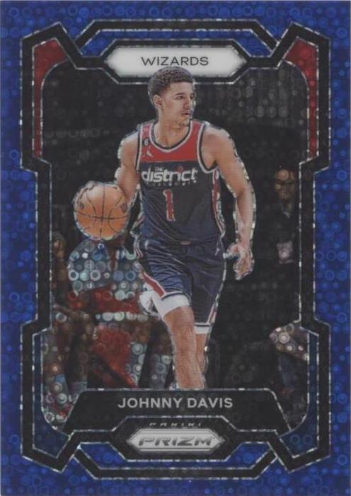 2023-24 Panini Prizm - Johnny Davis #38 Blue Fast Break Prizm /150 for ...