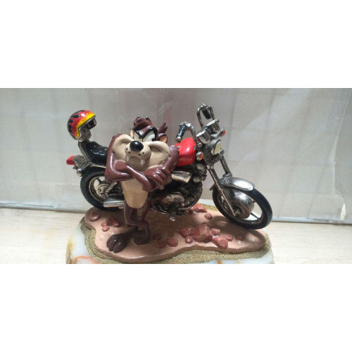 Looney Tunes Ron Lee Tasmanian Devil Bike Figure | eBay
