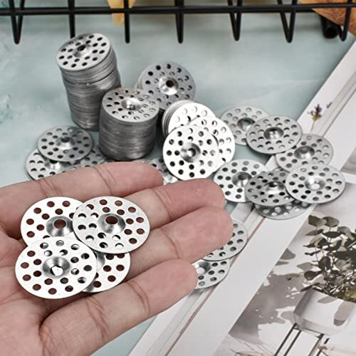 200Pcs 1 Inch Plaster Washers Metal Washers for Screws Drywall Repair ...