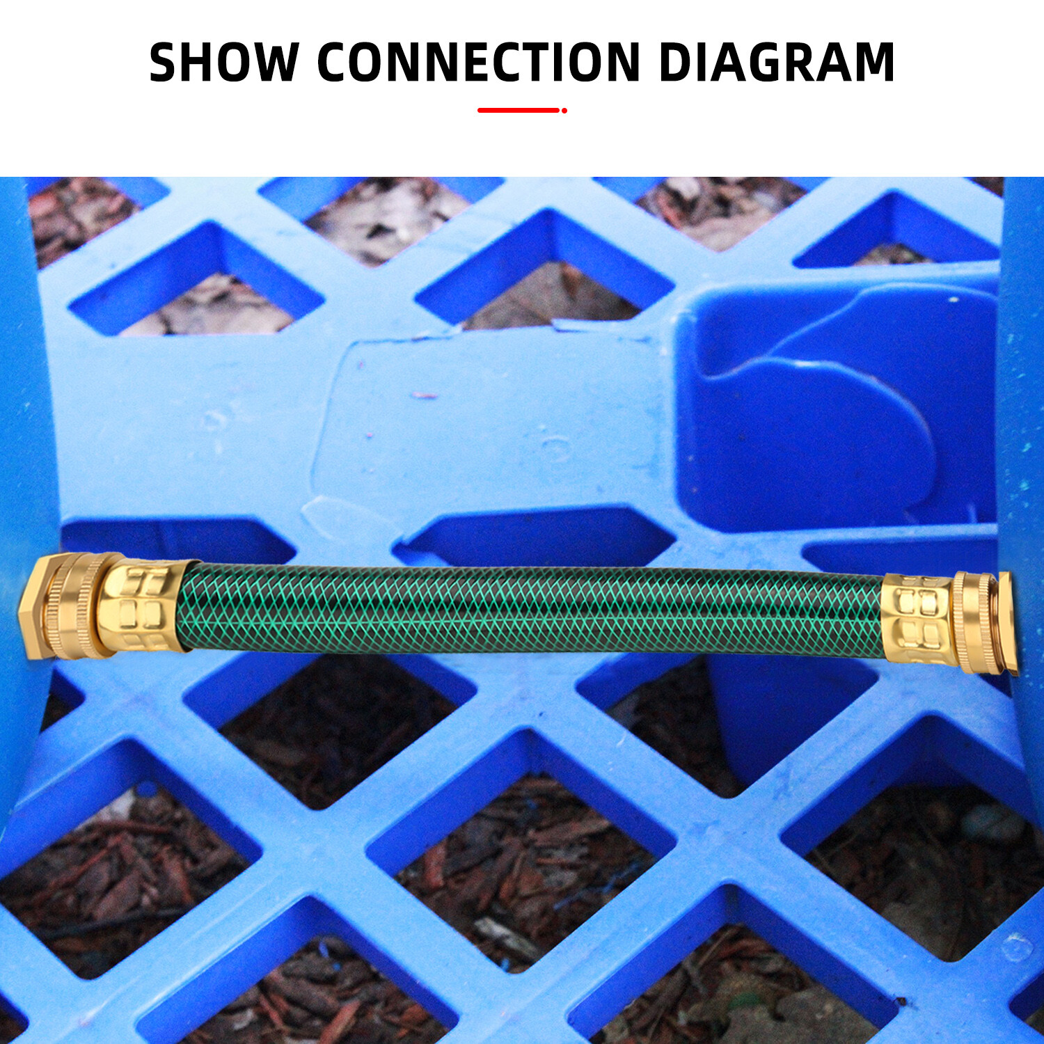 Rain Barrel Connector Kit Pack of 2, Rain Barrel Linking Kit & Two 12 ...