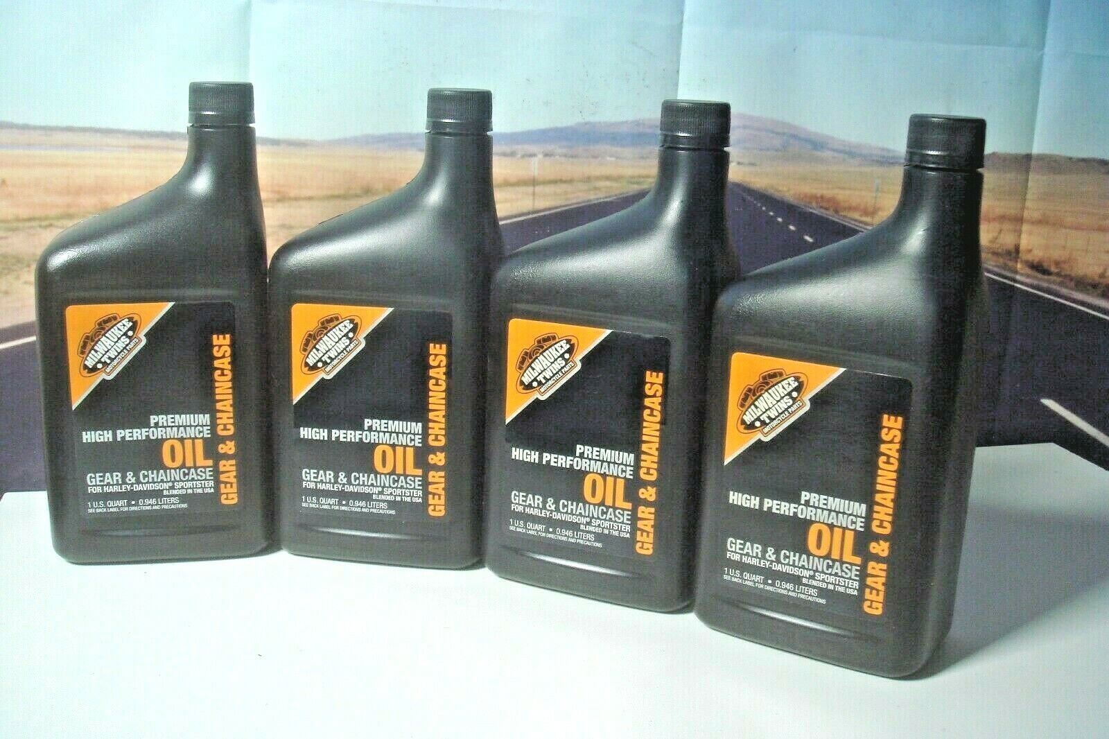 Gear & Chaincase Oil 4 Milwaukee Twins High Performance Harley ...