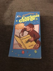 The Adventures Of Curious George VHS VCR Video Tape Movie Used Cartoon ...