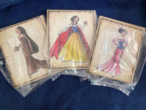 Set of 3 Disney Store Exclusive Princess Designer Collection - Note ...