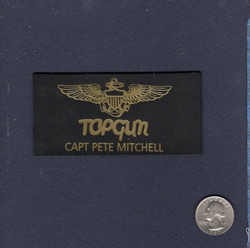 Captain Pete MAVERICK Mitchell New TOP GUN MOVIE VX-31 Name Tag ...