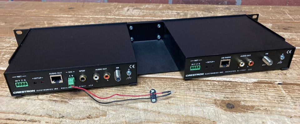 Crestron C2N-TFM FM Radio Tuner / C2N-TXM XM Satellite Tuner w/ST-RMK ...