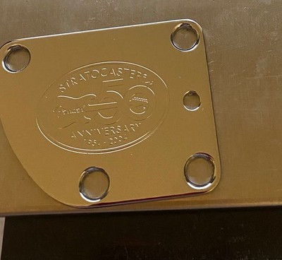 2004 Fender 50th Anniversary USA Deluxe NECK PLATE for Contoured Heel ...