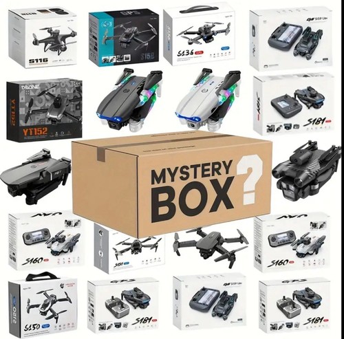 Hot Mystery Box RC Drone 4K HD Dual Camera WiFi FPV Foldable Quadcopter ...