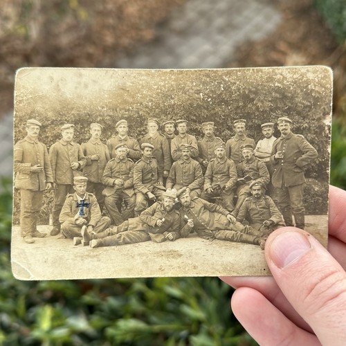 ORIGINAL WWI WW1 Imperial German Prussian Soldier Group Photograph ...