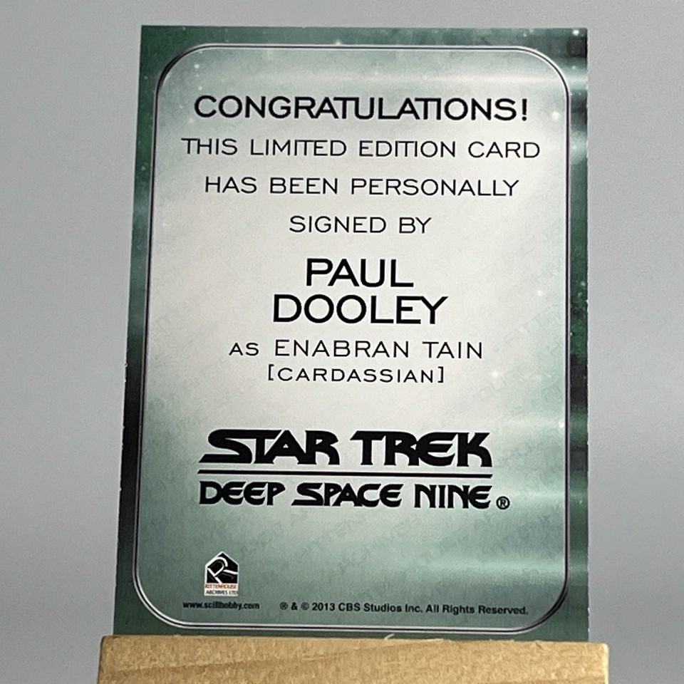 Paul Dooley As Enabran Tain 2013 Star Trek Deep Space Nine 9 Aliens ...