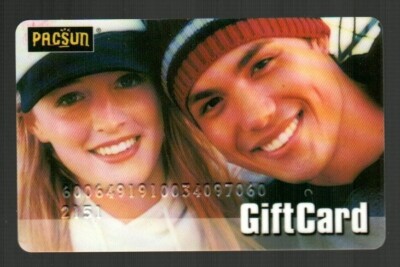 PACSUN Young Couple 2005 Gift Card ( $0 ) | eBay