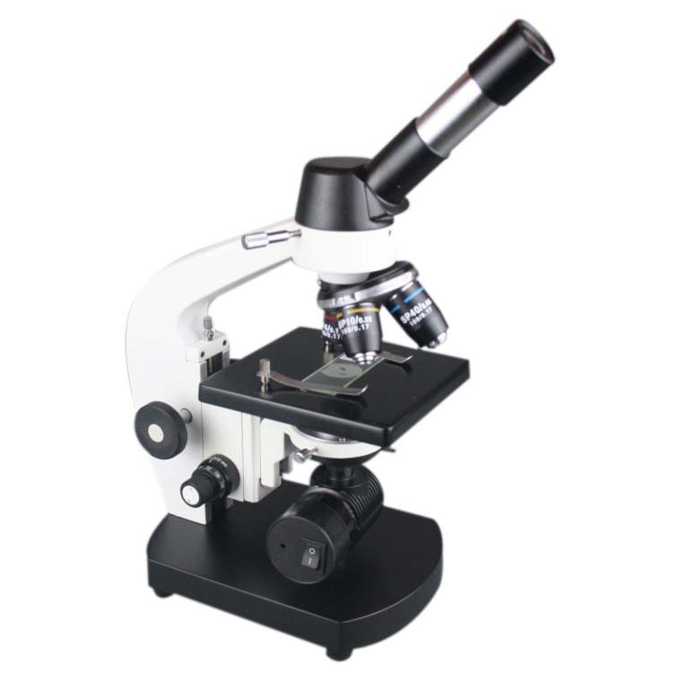 600x Biology Lab LED Microscope w Movable Condenser - Fine Focus ...