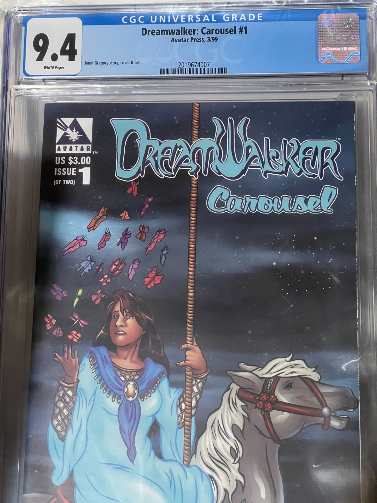 Dreamwalker Carousel #1 CGC 9.4 Avatar Comic Book 1999 Early GOON | eBay