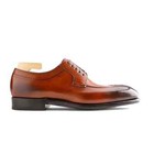 Handmade Tan wingtips lace up dress shoes, Men brown formal shoes, gift ...