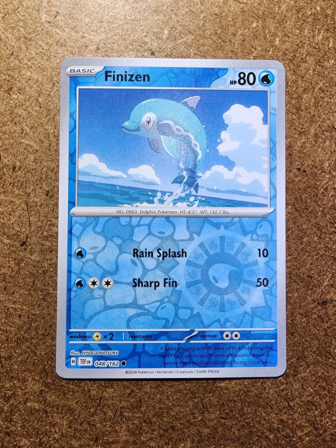 Finizen 048/162 Temporal Forces - Reverse Holo Pokemon Card *Pack Fresh ...