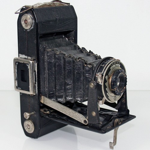 AUDAX VINTAGE 120 ROLL FILM BELLOWS CAMERA ANASTAR f/1.8 10.5 cm LENS ...