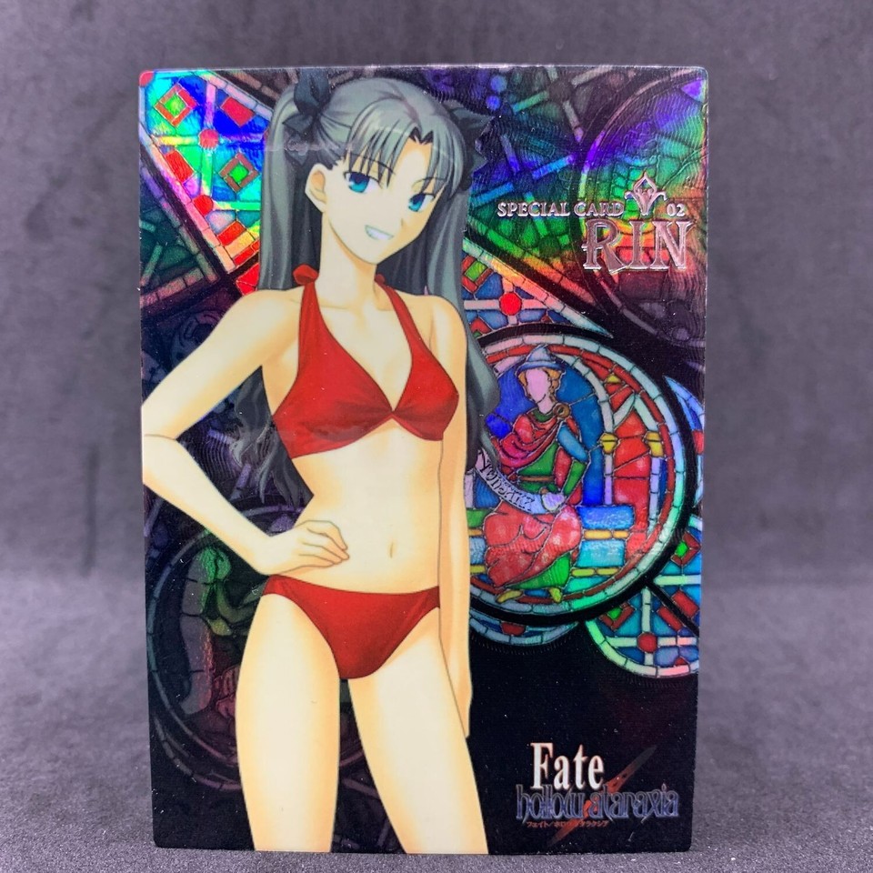 Fate Hollow Ataraxia RIN TOHSAKA Special Card 002 First Edition Silver Blitz | eBay