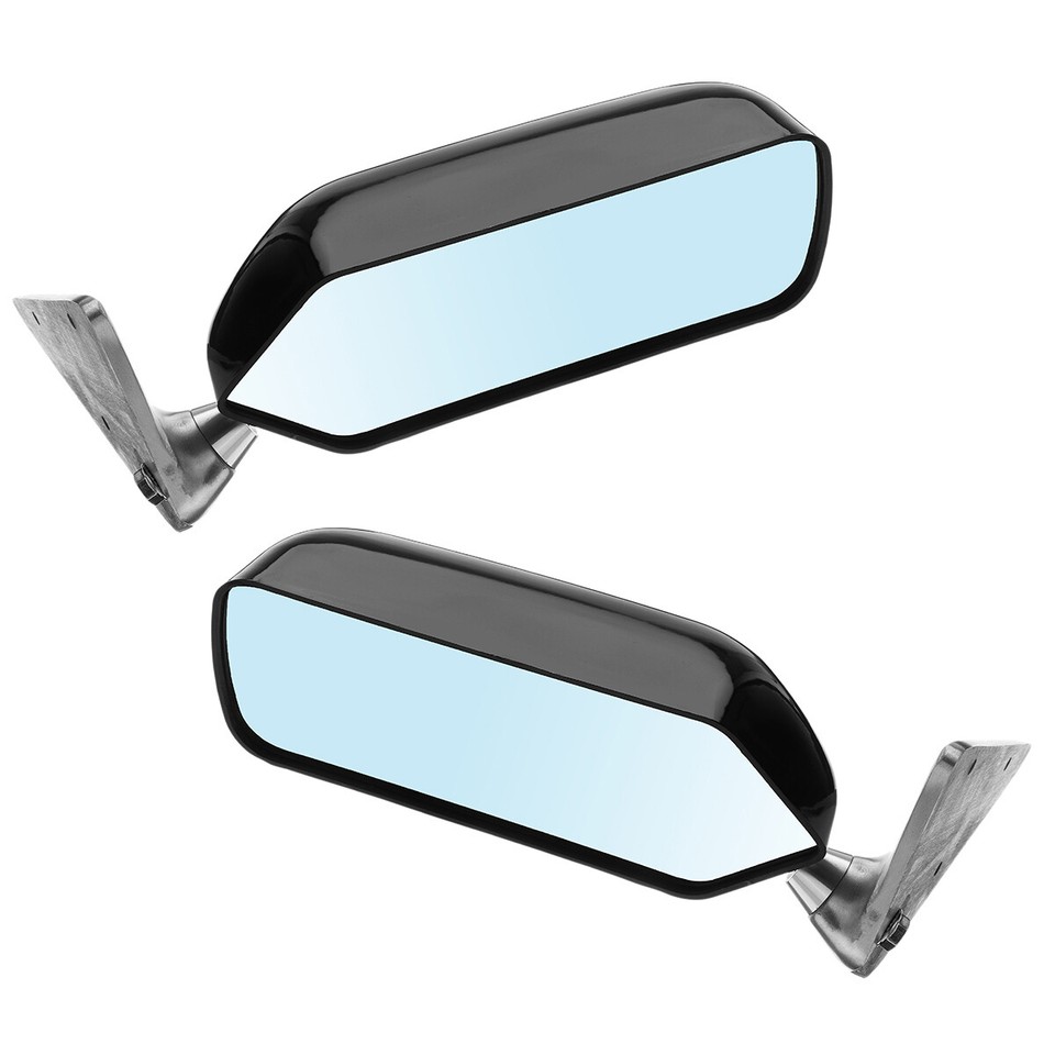 2PCS Universal F1 Style Car Racing Rearview Side Wing Mirrors Convex ...