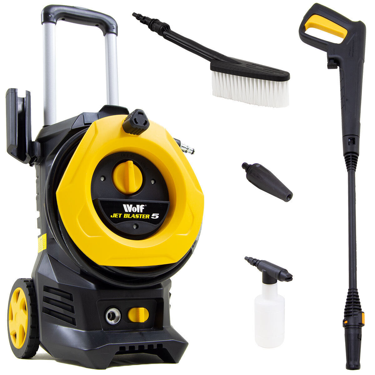 Wolf 115205 Electric Pressure Washer - Yellow for sale online | eBay UK