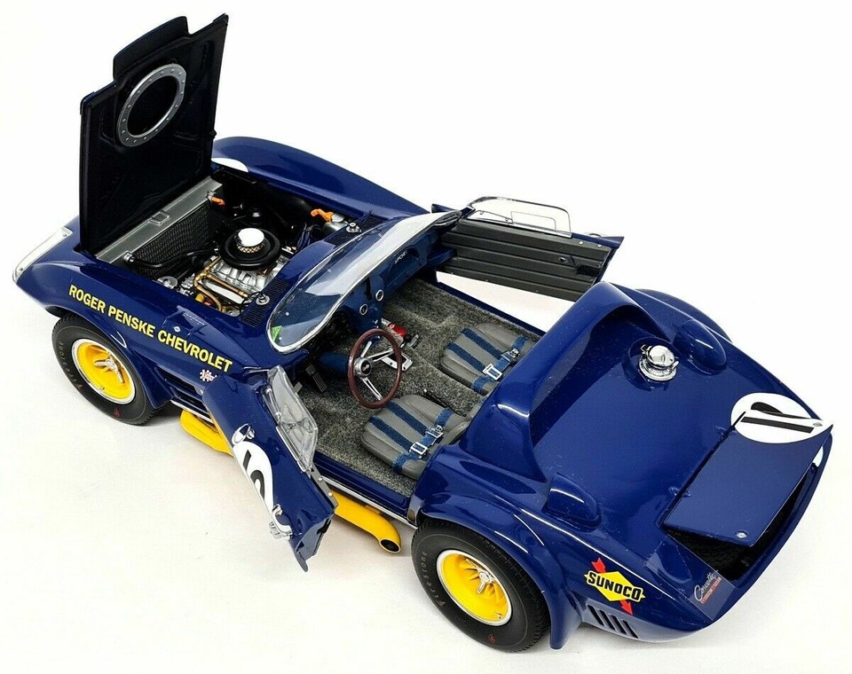 Exoto 1:18 Corvette Penske Sunoco Grand Sport Roadster race car#10 1966 ...