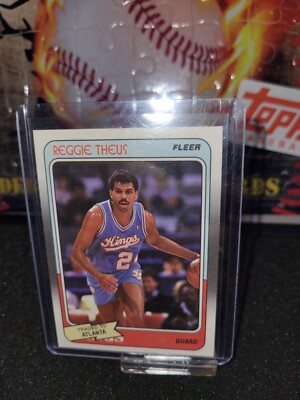 1988-89 Fleer Sacramento Kings Basketball Card #98 Reggie Theus | eBay