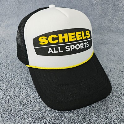 Scheels All Sports Hat Foam Rope Trucker Cap Snapback OSFM Baseball Cap ...