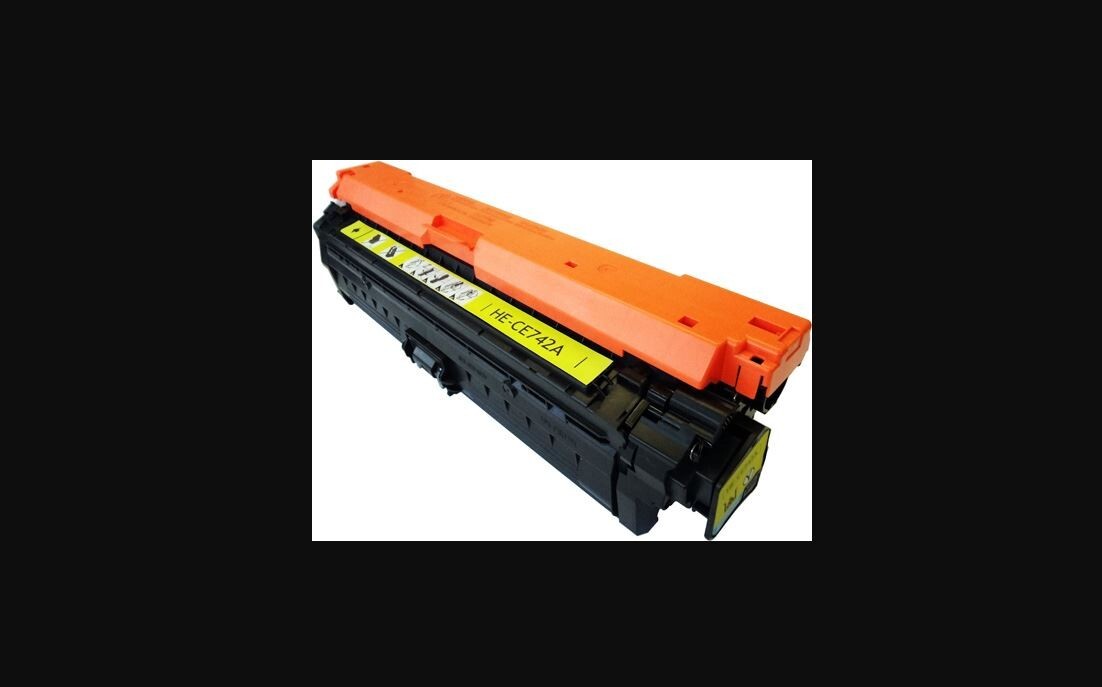 Yellow Toner Cartridge Compatible For HP CP5225 /CP 5200 Printer 307A ...