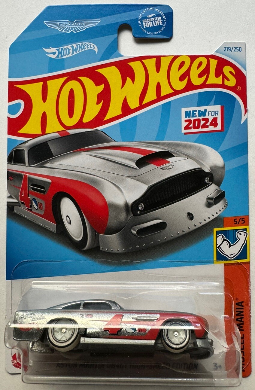 2024 Hot Wheels MUSCLE MANIA 5/5 Aston Martin DB4GT High-Speed Edition ...