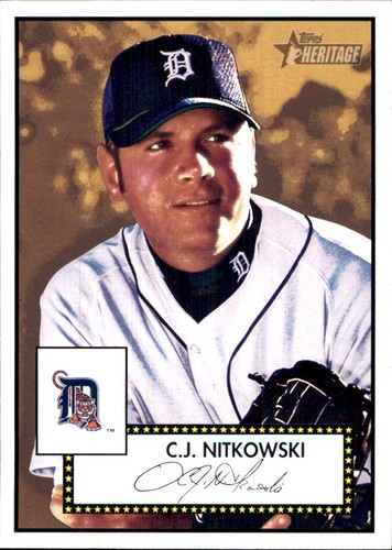 2001 Topps Heritage #167 C.J. Nitkowski DETROIT TIGERS | eBay