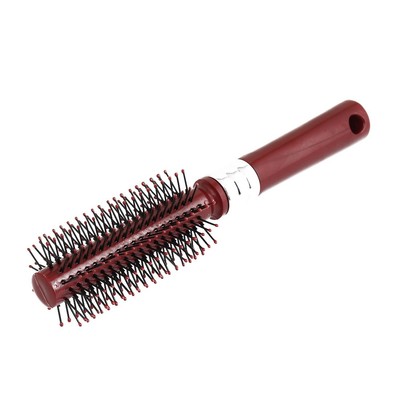Salon Hairdress Plastic Round Teeth Curly Hair Roll Comb Burgundy | eBay