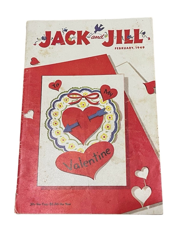 Lot 5 Vtg Jack And Jill Soft Cover Monthly Booklet 1948 Jan Febr Sept ...