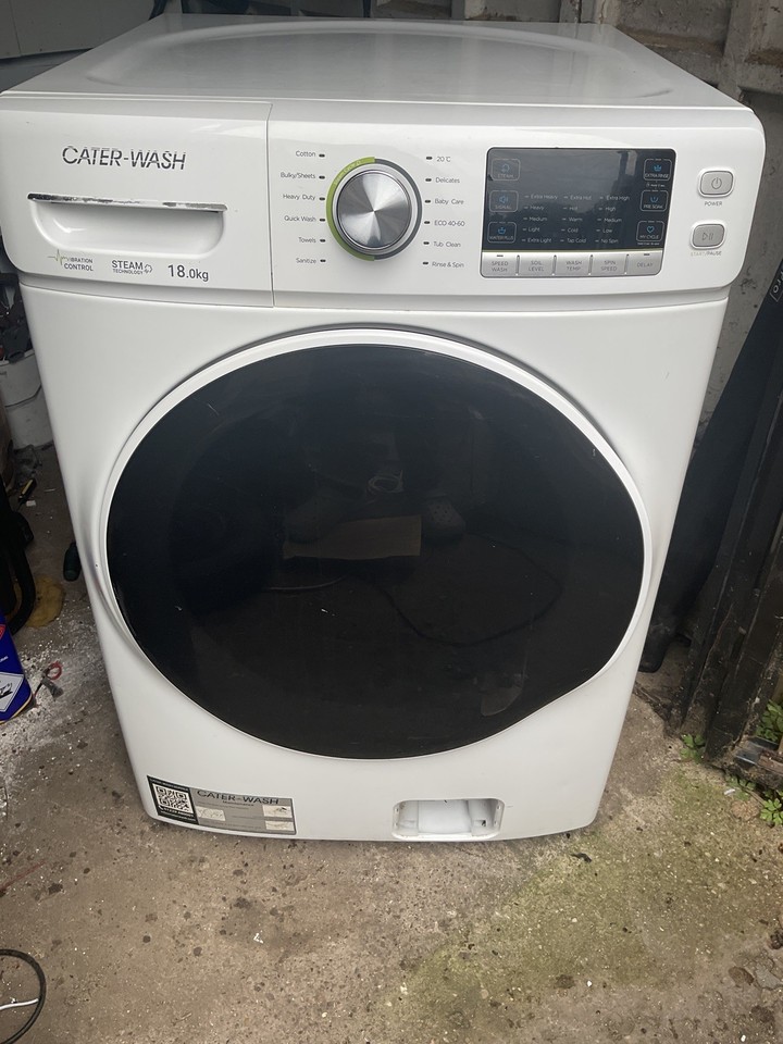 Cater-Wash CW8518HD 18kg Heavy Duty Washing Machine | eBay UK