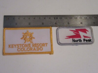 VTG KEYSTONE SKI RESORT Colorado & NORTH PEAK Sew On Patches | eBay