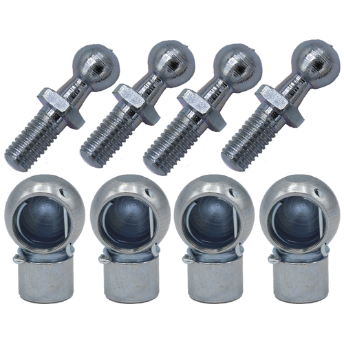 M8 Female Ball Socket 8pcs M8 Male Pin Joint 13mm For Gas Spring Strut ...